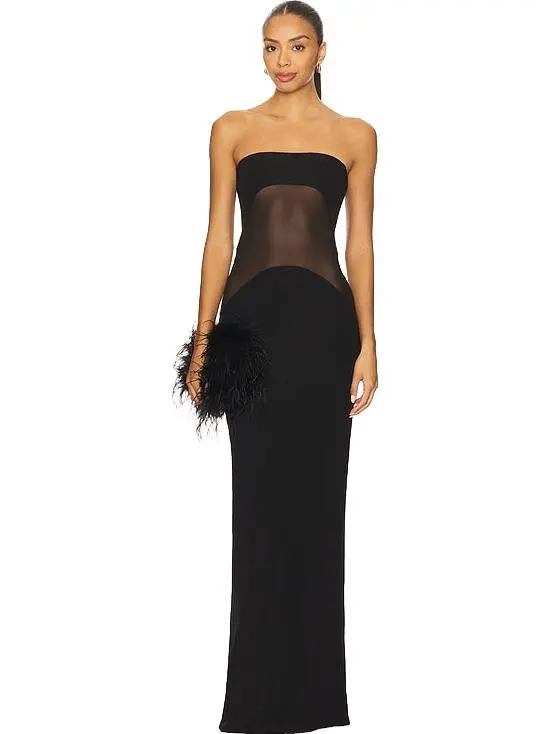 Nbd The Sadira Maxi Dress - Black