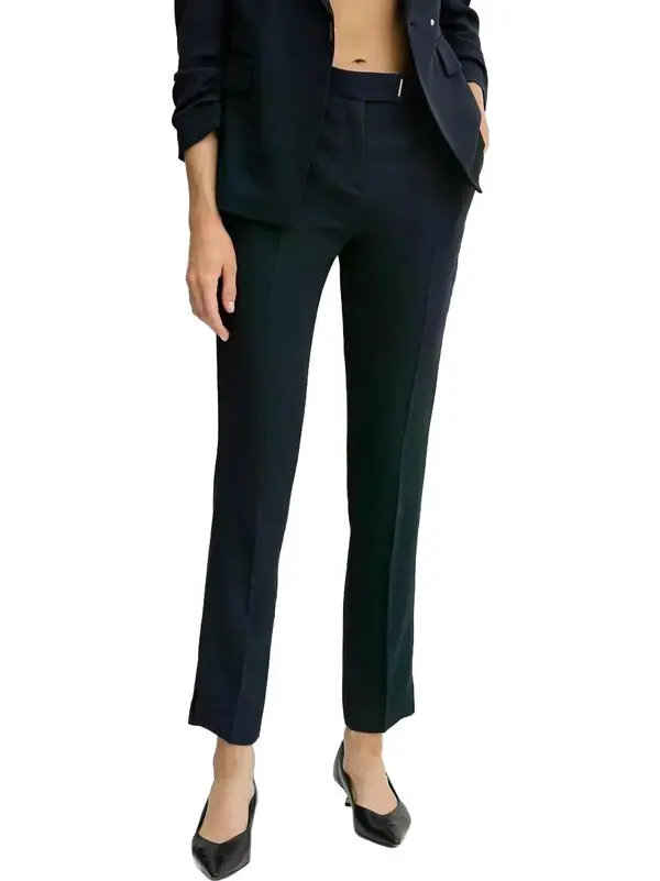 BOSS Elasticated-waist Trousers - Blue