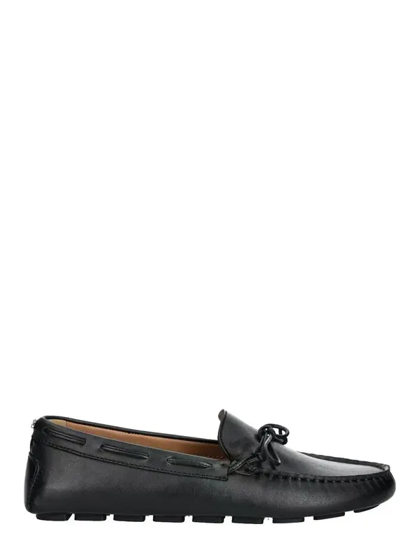 BOSS Bow-detail Loafers - Black