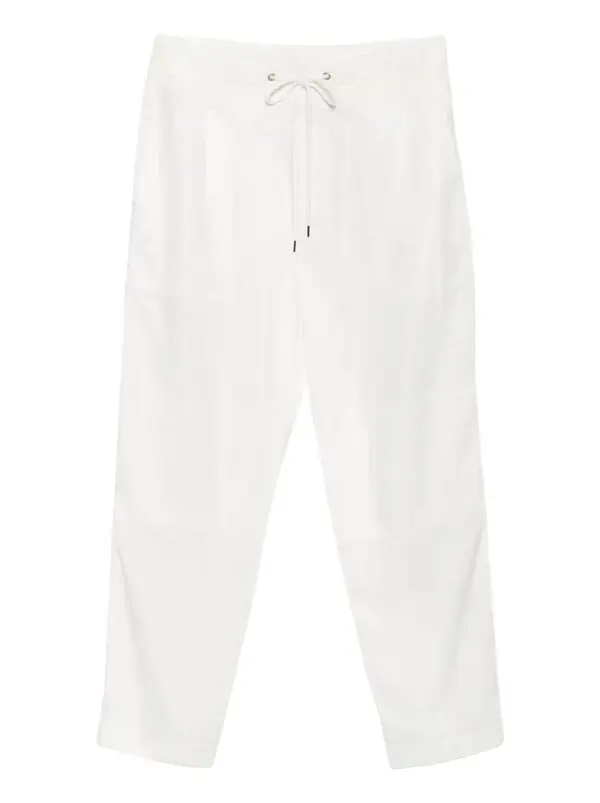 JAMES PERSE Drawstring Tapered Trousers - White