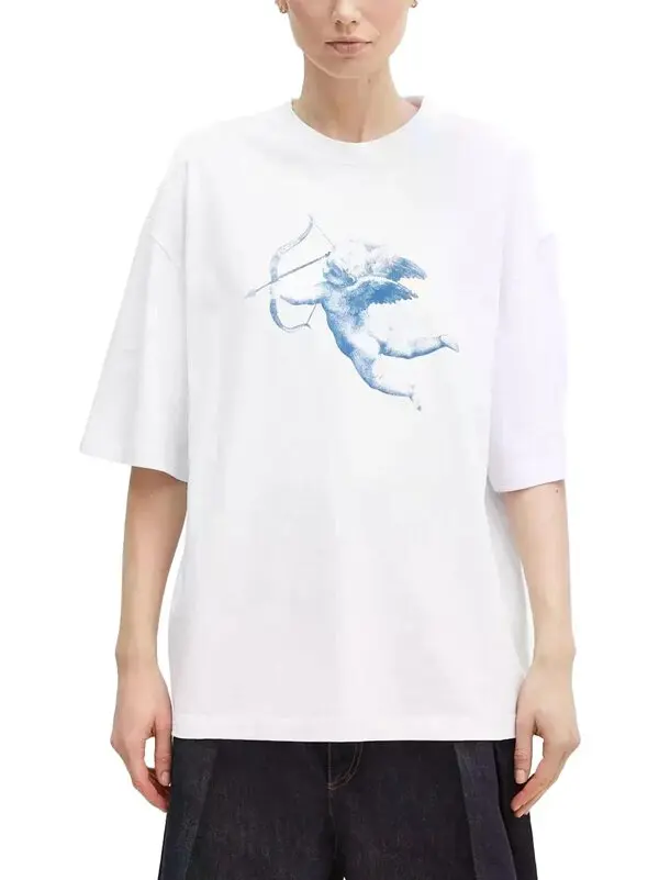 Fiorucci Cupid-print T-shirt - White