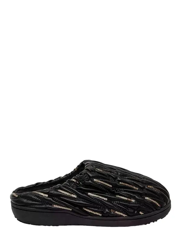 SUBU Banquet Sequin Mules - Black