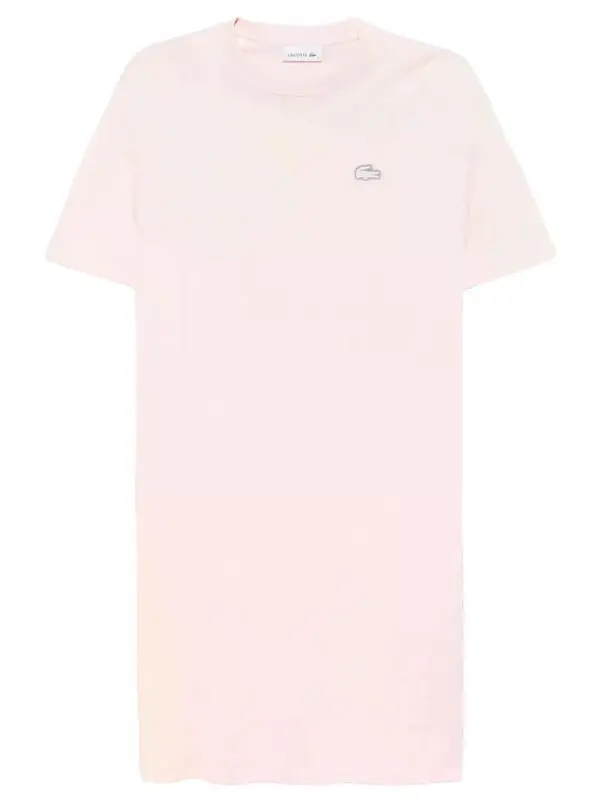 Lacoste Oversized T-shirt Dress - Pink