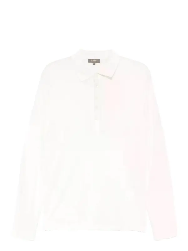 N.peal Cotton Polo Shirt - White