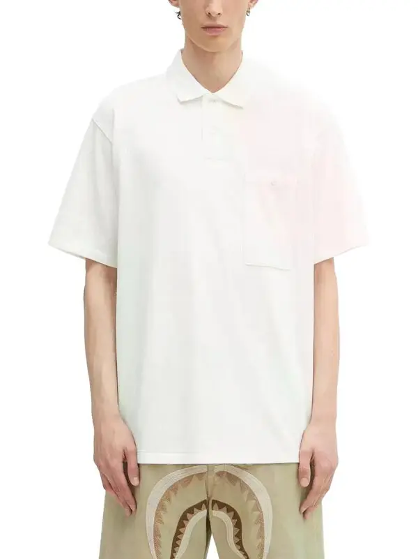 HUMAN MADE Pocket-embroidered Polo Shirt - White