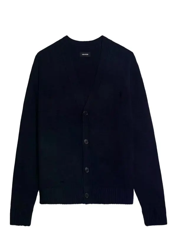 Zadig&Voltaire Wool Blend Cardigan - Blue