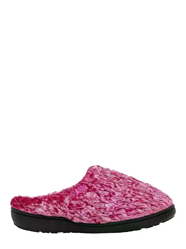 SUBU Crushed-velvet Mules - Pink