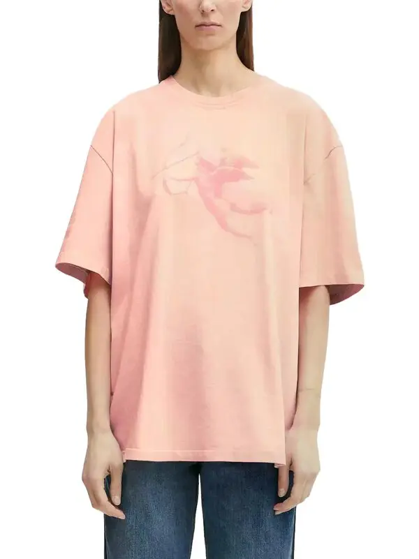 Fiorucci Cupid-print T-shirt - Pink