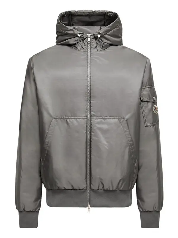 Moncler Poiliot Hooded Down Jacket - Grey