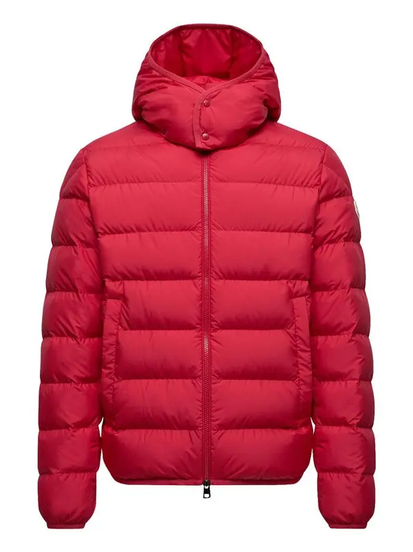 Moncler Montbrocq Hooded Down Jacket - Red