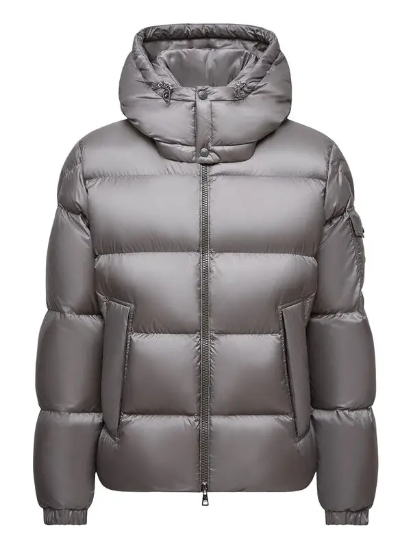 Moncler Couyere Hooded Down Jacket - Grey