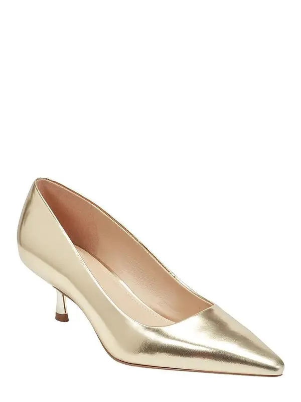 MARC FISHER LTD. Calynna Pointed Toe Pumps - Gold