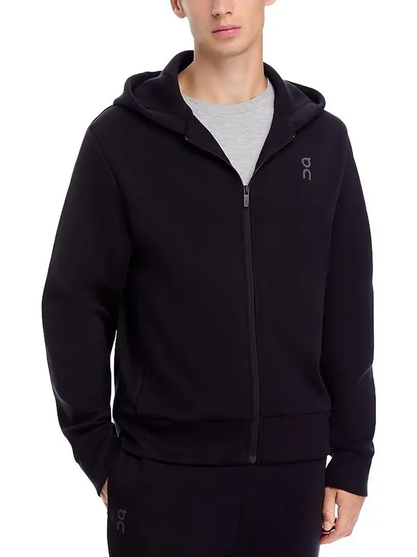 On Focus Tech Zip Hoodie - Black