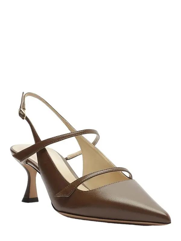 ALEXANDRE BIRMAN Tita 60 Slingback Pumps - Brown