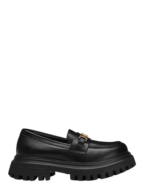 Dolce & Gabbana Nappa Calfskin Loafers - Black