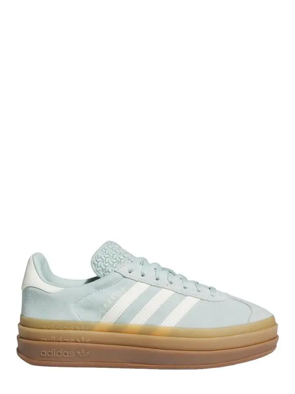 Adidas Gazelle Bold Sneakers - Ash Green / Off White / Gum