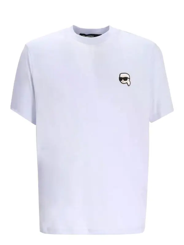 Karl Lagerfeld K-face Logo T-shirt - Blue