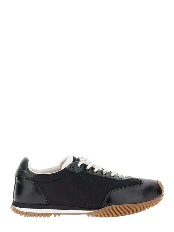 Stella McCartney S-wave Sport Logo Sneakers - Black