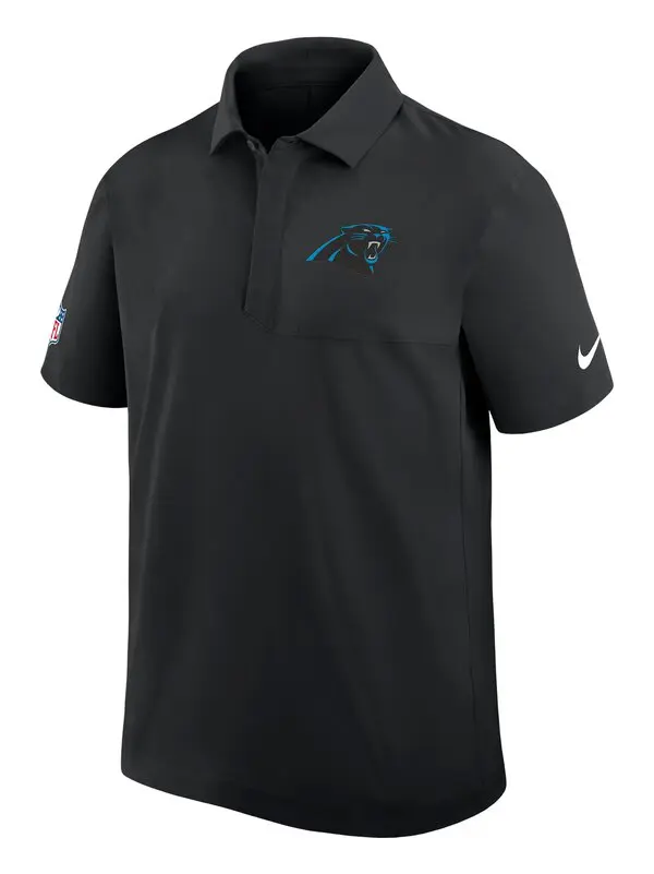 Nike Carolina Panthers City Pride Sideline Dri-fit Nfl Polo - Black