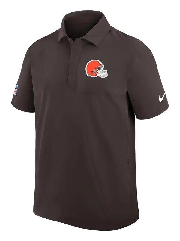 Nike Cleveland Browns City Pride Sideline Dri-fit Nfl Polo - Brown