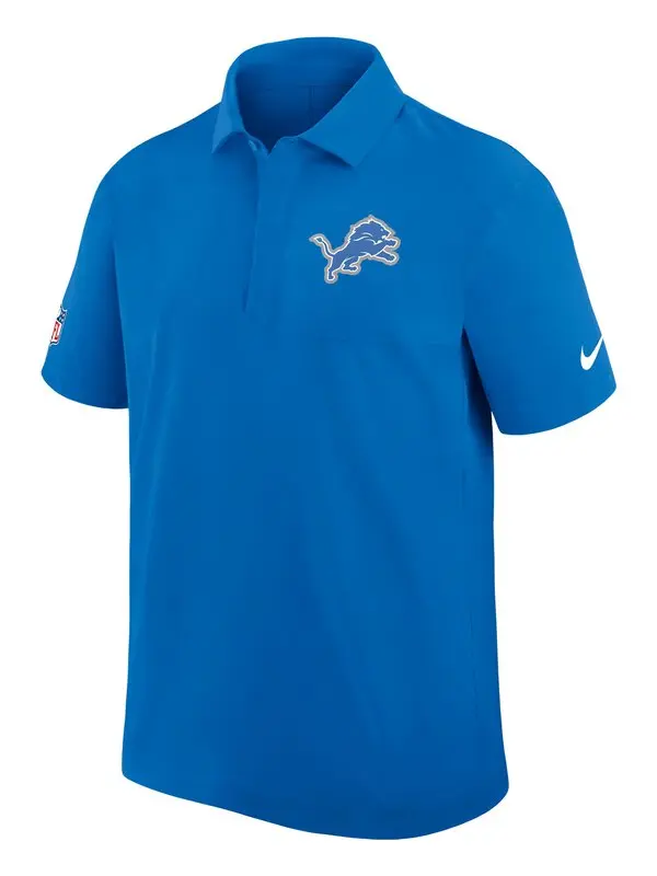 Nike Detroit Lions City Pride Sideline Dri-fit Nfl Polo - Blue