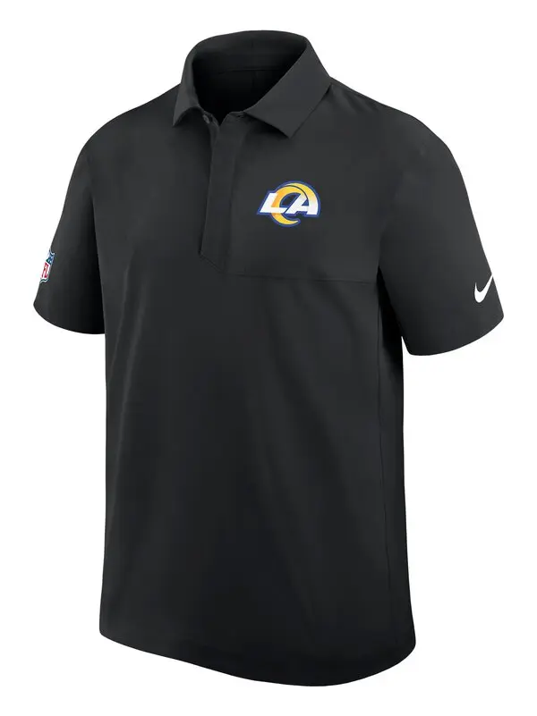 Nike Los Angeles Rams City Pride Sideline Dri-fit Nfl Polo - Black
