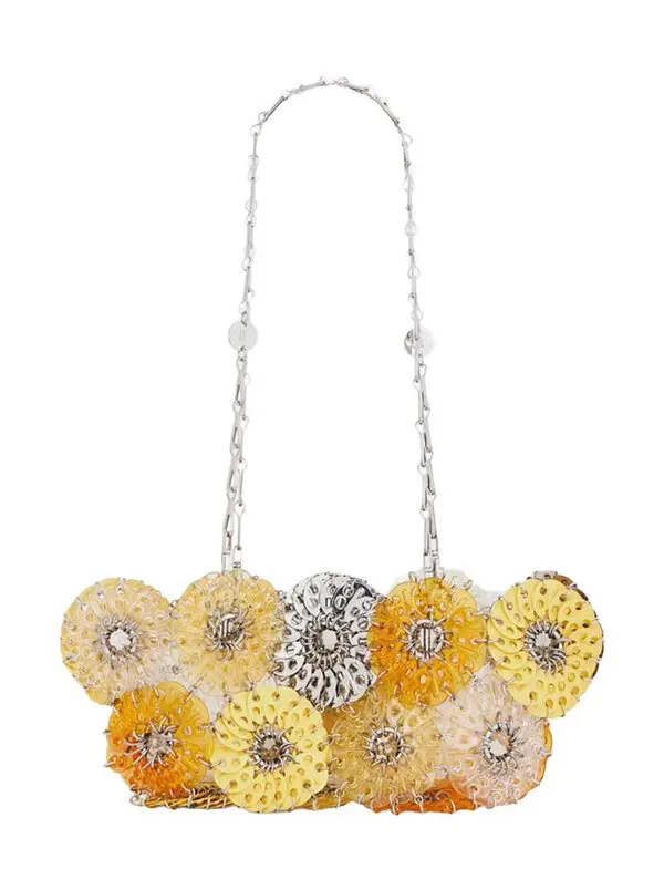 Rabanne 1969 Flower Bag - Silver