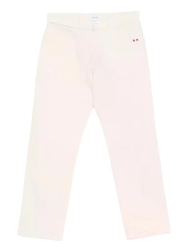 AMISH Embroidered Jeans - Neutrals