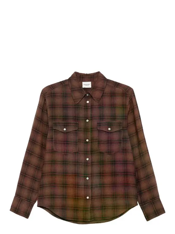 MARANT ETOILE Yalisa Shirt - Brown