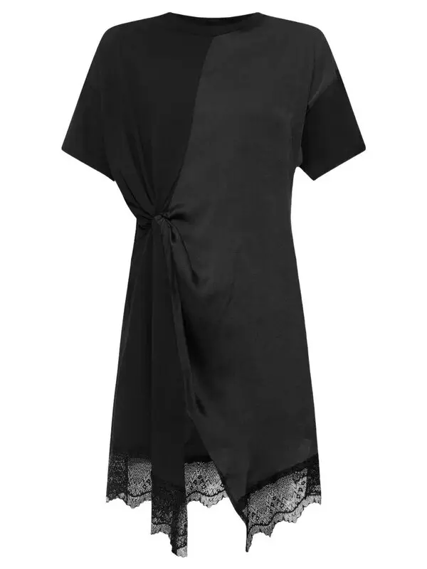 ALLSAINTS Lana Lace-trimmed Mini Dress - Black