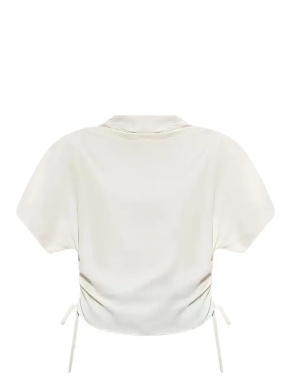 ALLSAINTS Leslie Drawstring T-shirt - White
