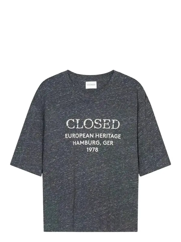 Closed Logo-print T-shirt - Grey