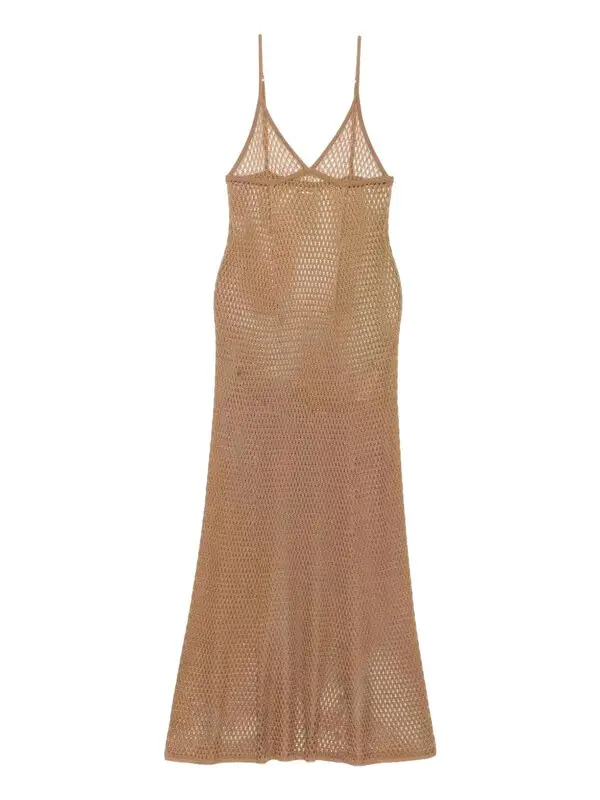 Kiki De Montparnasse Crochet Maxi Dress - Neutrals