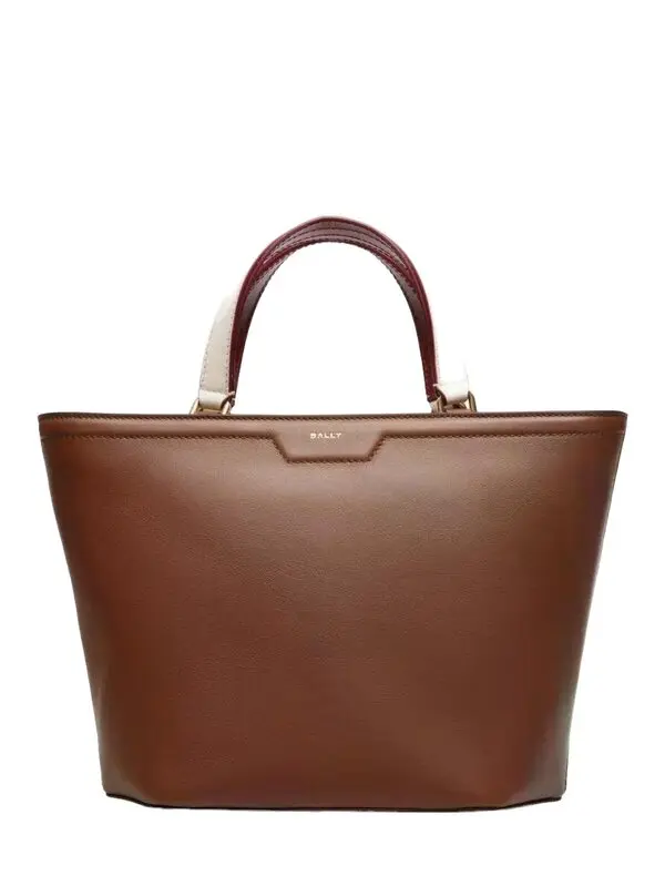 Bally Leather Tote Bag - Brown