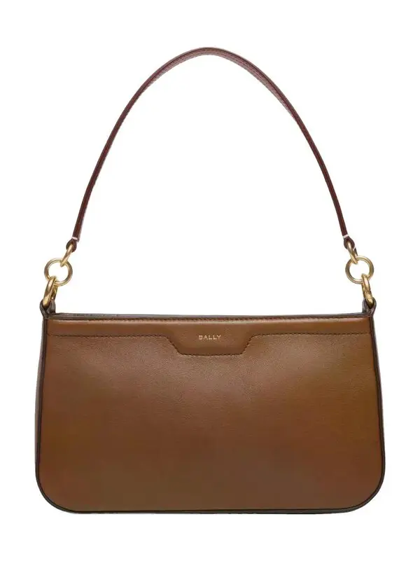 Bally Mini Leather Shoulder Bag - Brown