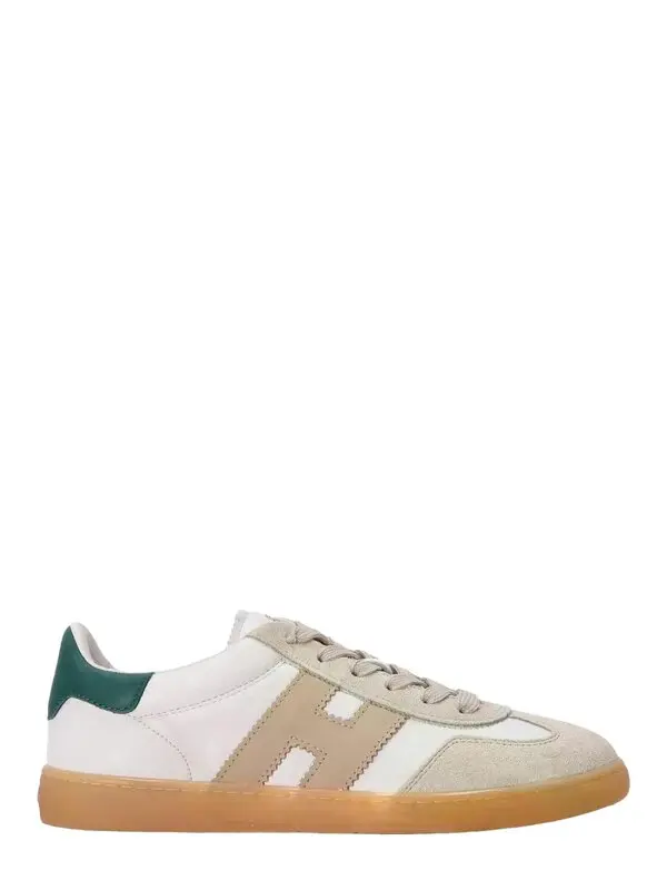 Hogan Panelled Leather Sneakers - White