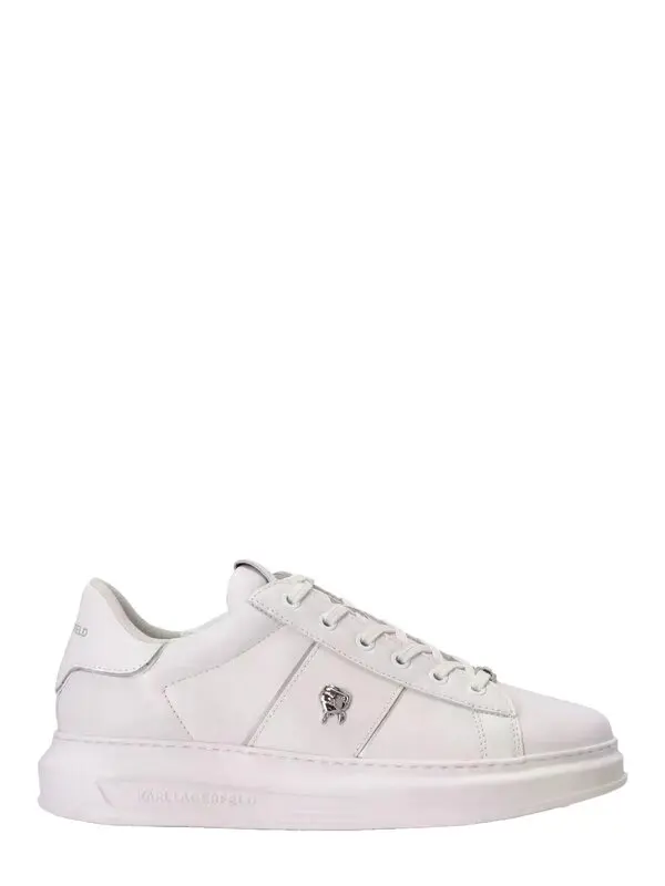 Karl Lagerfeld Logo-plaque Sneakers - White