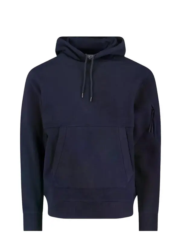 C.P. COMPANY Lens-detail Hoodie - Blue