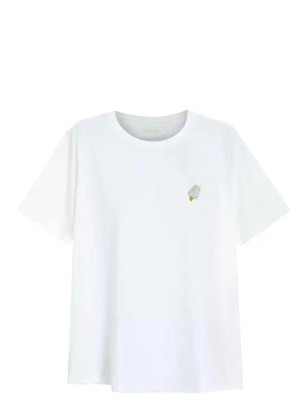 Isolda Caju Embroidered T-shirt - White