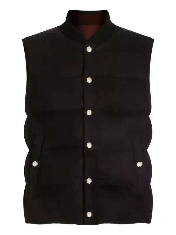 Dolce & Gabbana Quilted Padded Gilet - Black