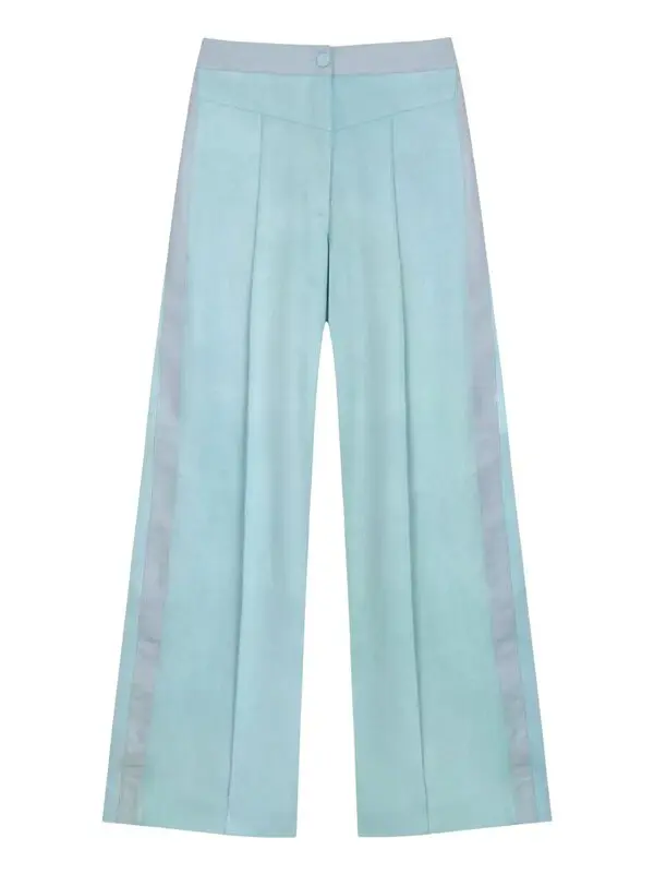 Isolda São Pedro Side-stripe Trousers - Blue