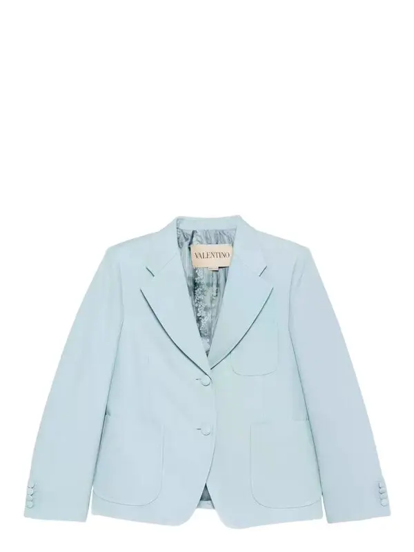 Valentino Garavani Single-breasted Blazer - Blue