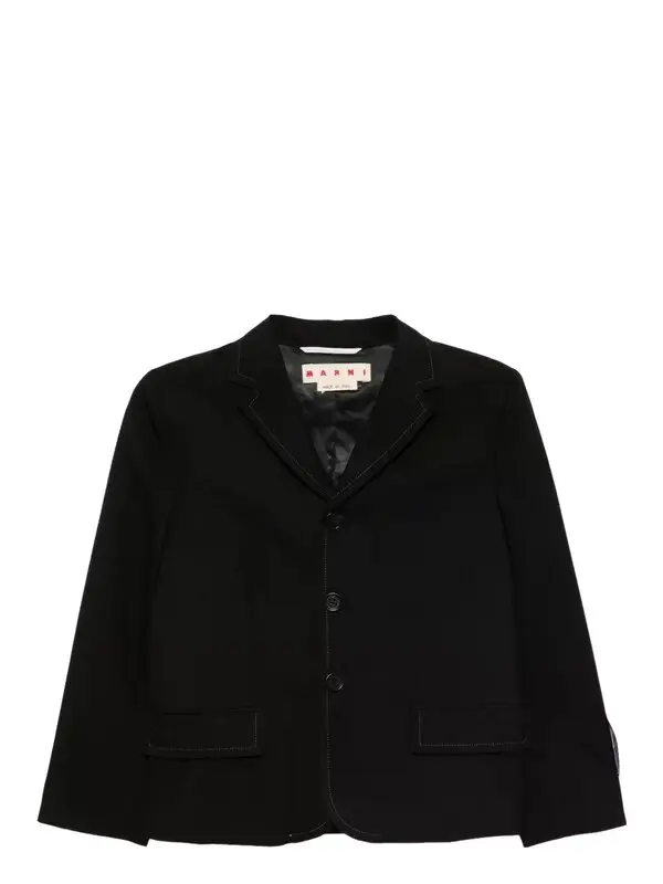 Marni Single-breasted Tailored Blazer - Black