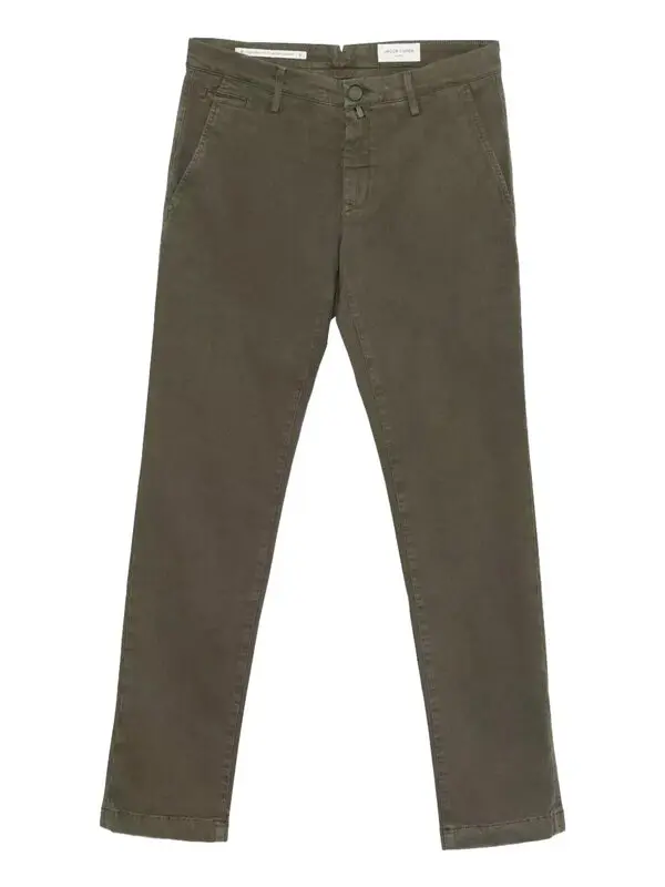 Jacob Cohen Welt-pocket Trousers - Green