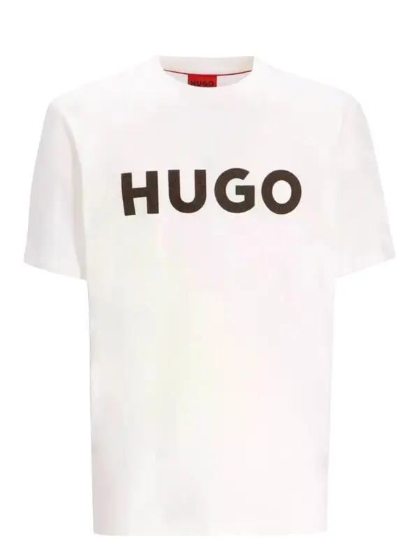 Hugo Logo-print Cotton T-shirt - 102 White