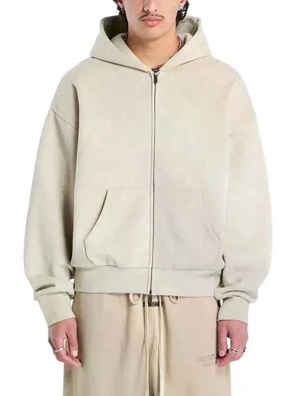 Fear Of God Full Zip Hoodie - Neutrals