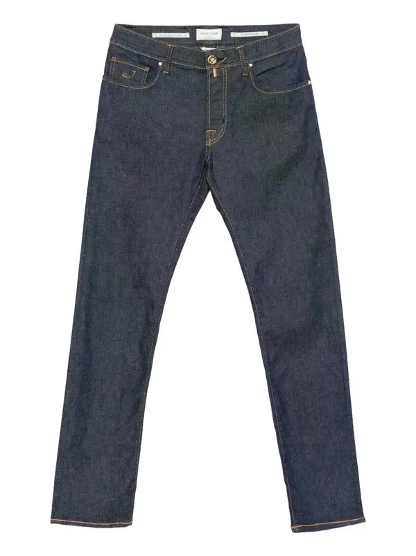 Jacob Cohen Contrast-stitch Jeans - Blue