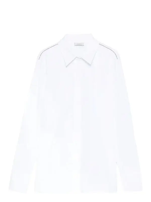 Peserico Shoulder-detail Shirt - White