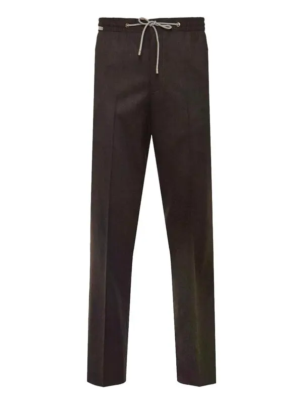 Corneliani Drawstring Trousers - Brown