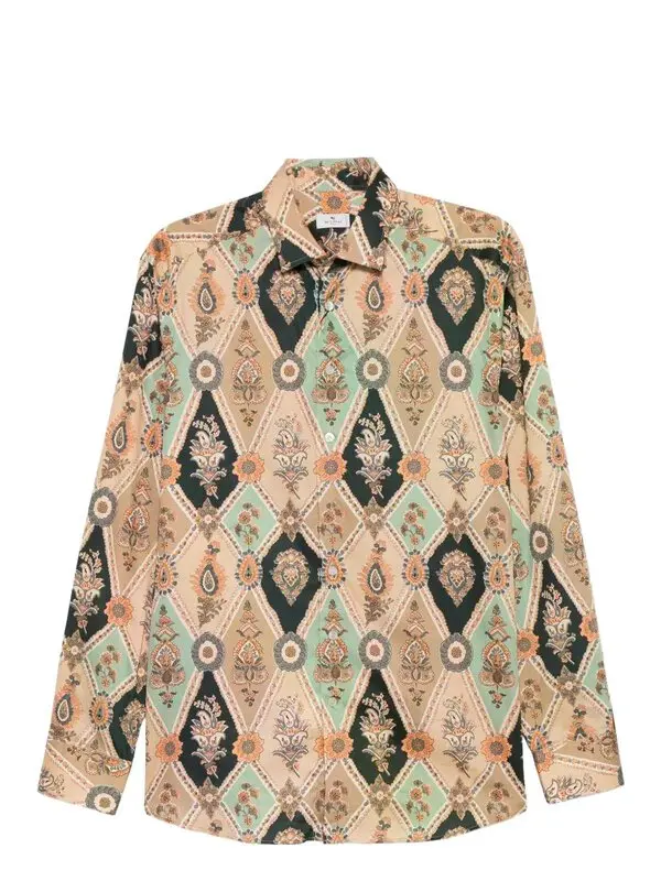 Etro Paisley-print Shirt - Neutrals